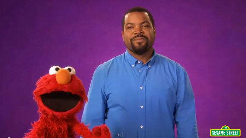 Ice Cube Makes An Appearance on Sesame Street with Elmo....