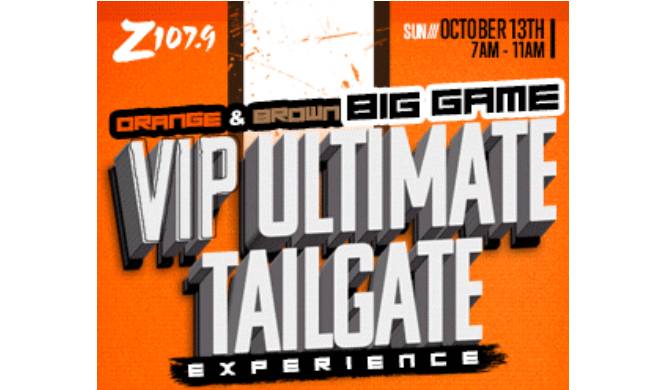 Orange & Brown BIG GAME VIP Ultimate Tailgate - Z 107.9